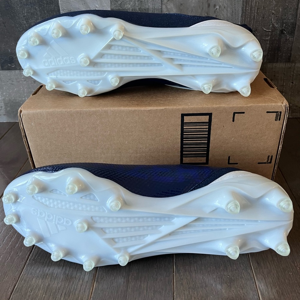 Adidas Adizero Scorch Navy Blue White Football Cleats… - Gem